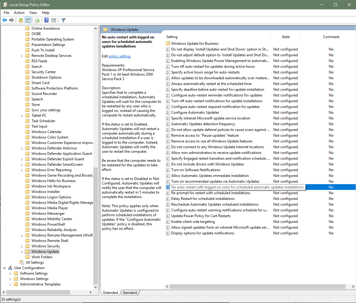 Harden Windows Servers - BITS Help Desk